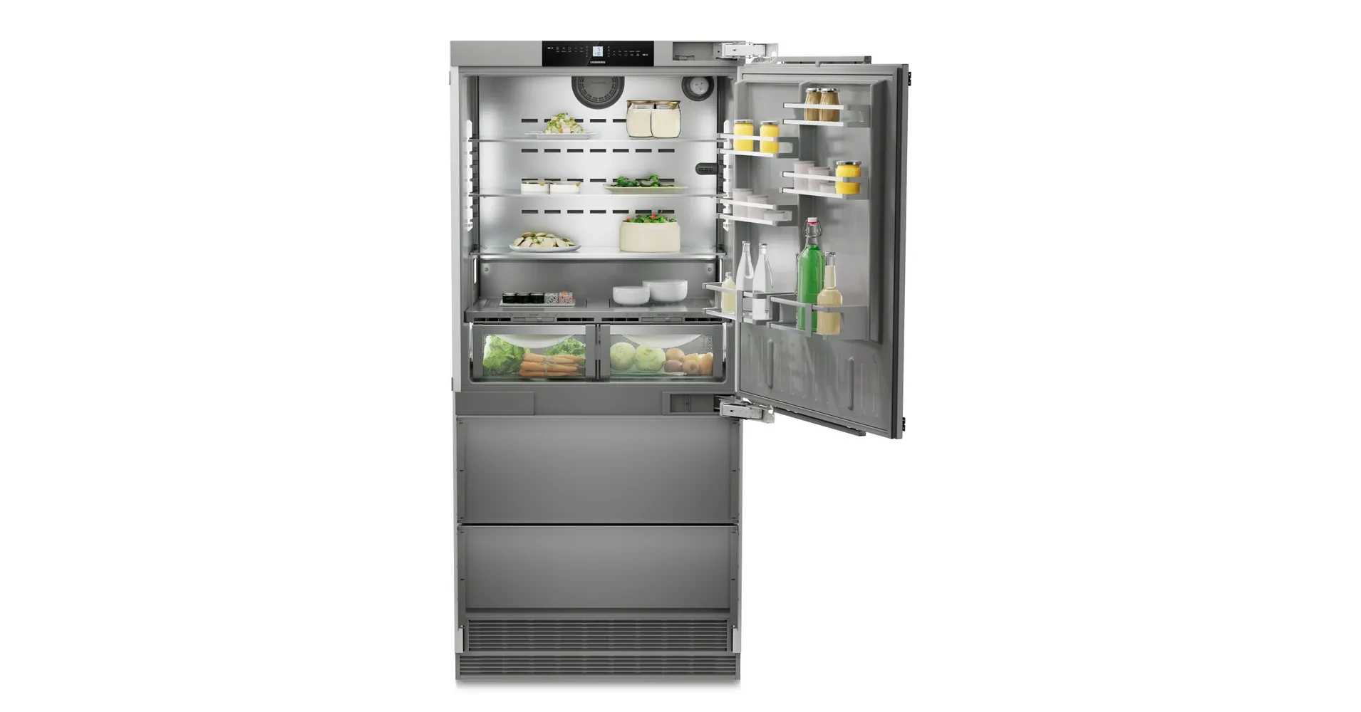 Liebherr ECBNe 8870 Integrálható kombinált hűtőszekrény - Beépíthető ...